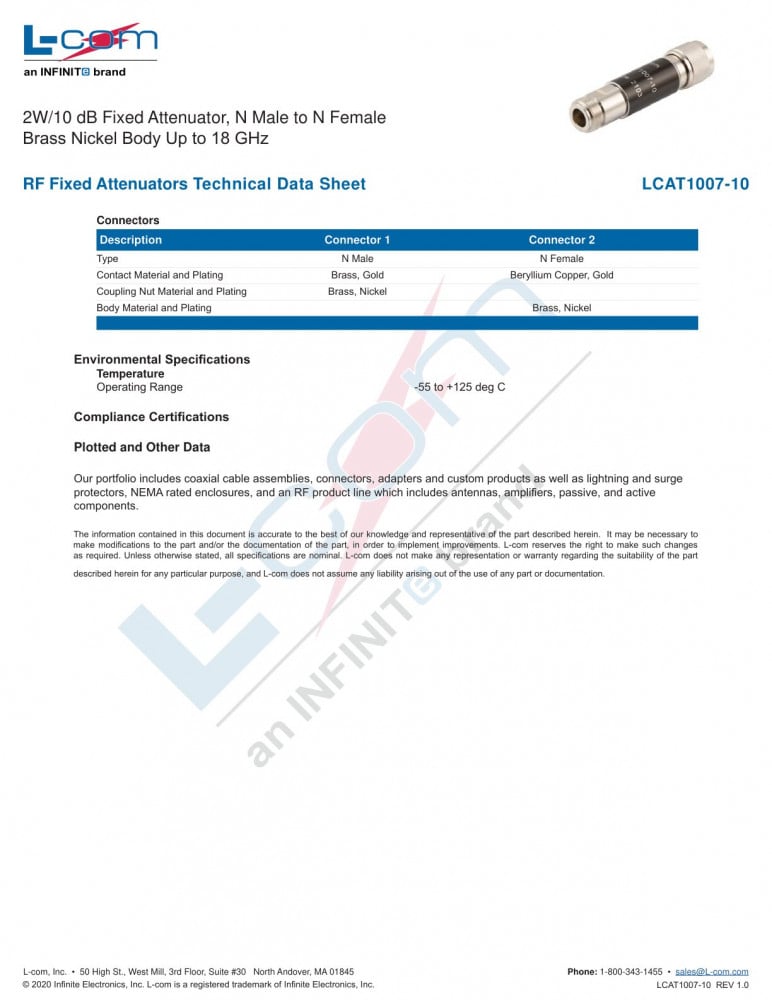 LCAT1007-10 datasheet page 2