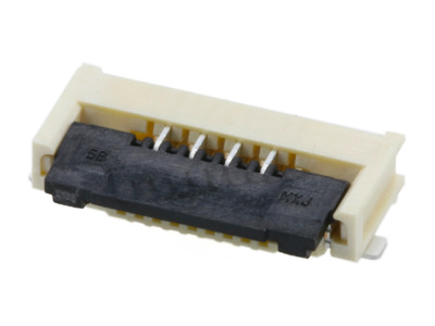 Easy-On FFC/FPC Connector, 1.00mm Pitch, 1.90mm Height, Single Bottom Contact (FS19), Right-Angle, Surface Mount, ZIF, 4 Circuits, Tin-Bismuth Plating for sale