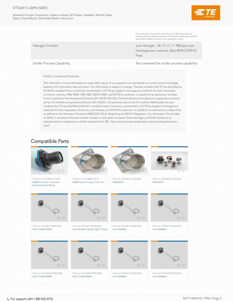 M39029/56-352 technical document page 3