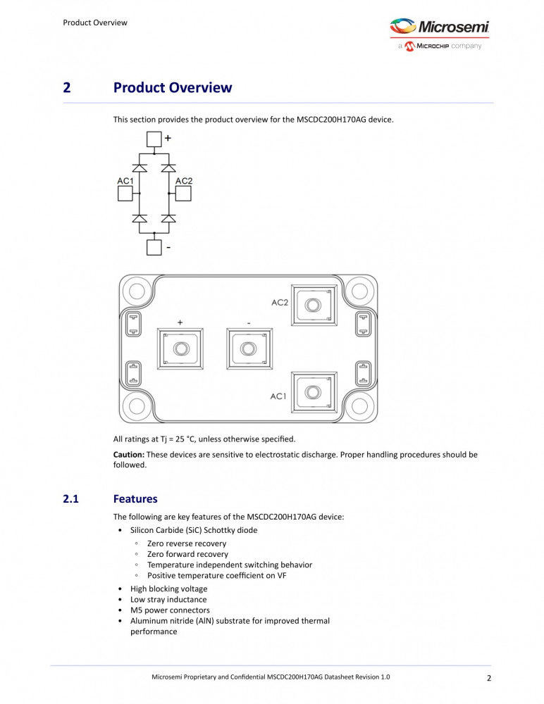 MSCDC200H170AG datasheet page 4