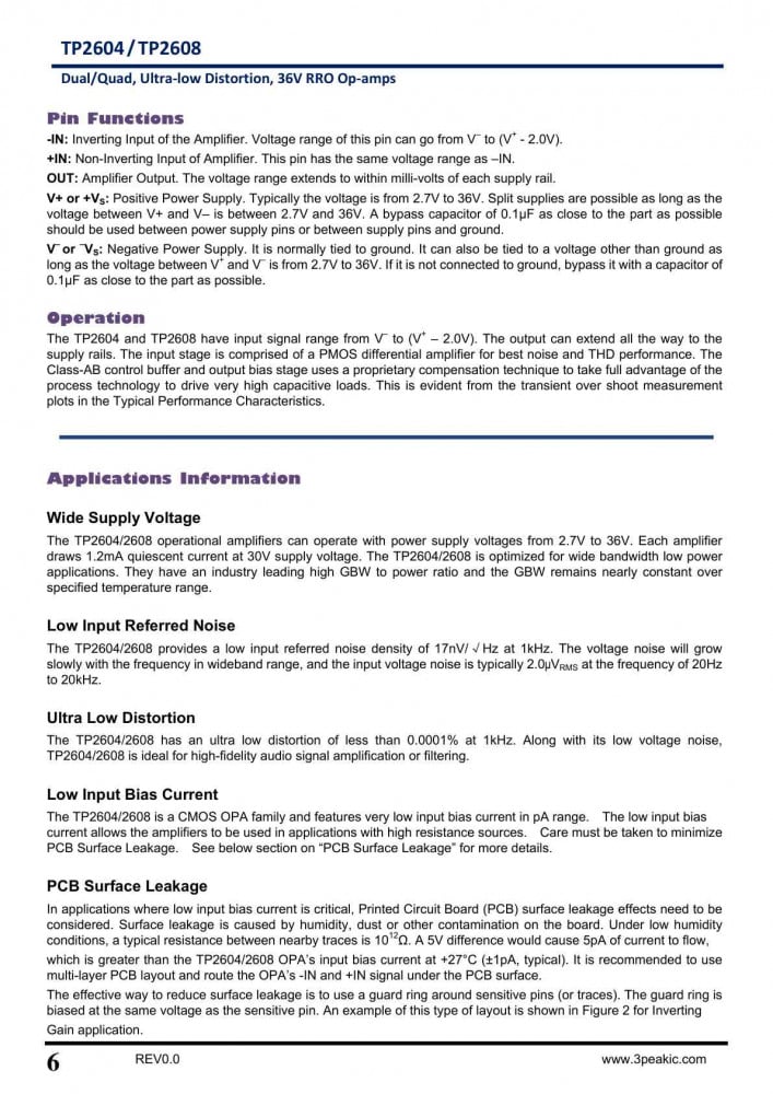 TP2604-SR datasheet page 6