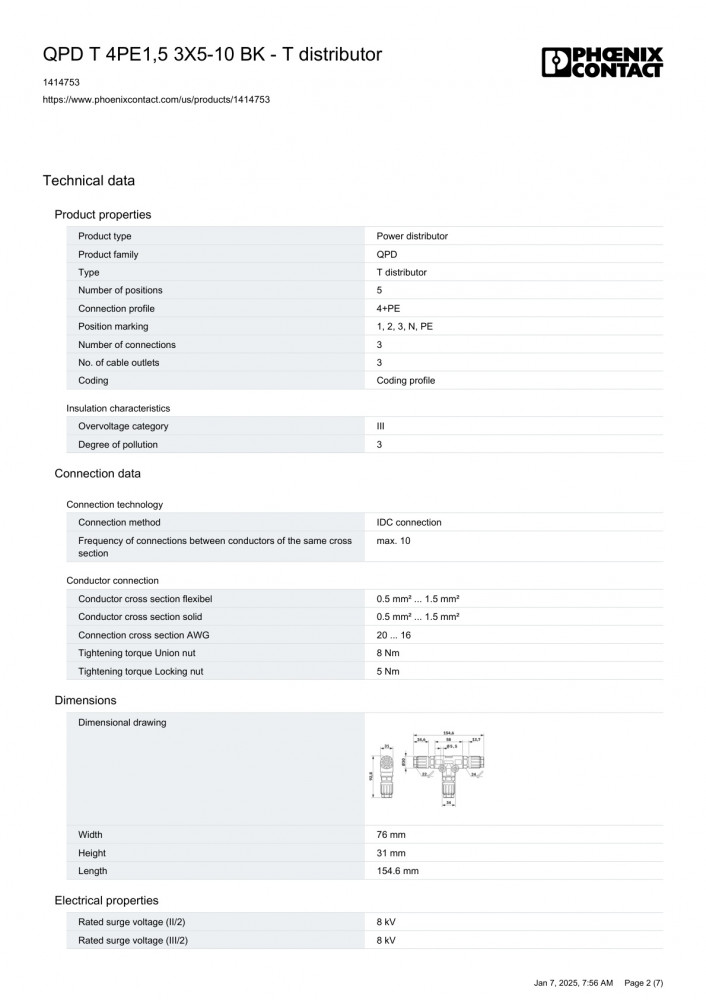 Phoenix Contact 1414753 product document page 2