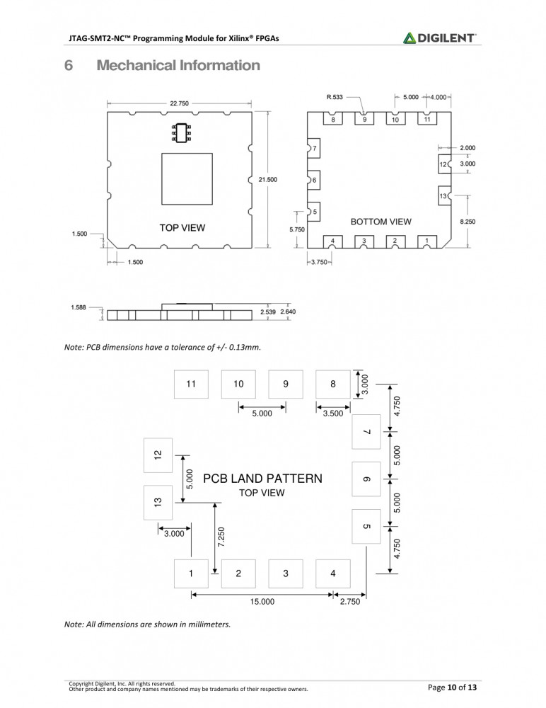 JTAG-SMT2-NC documentation page 10