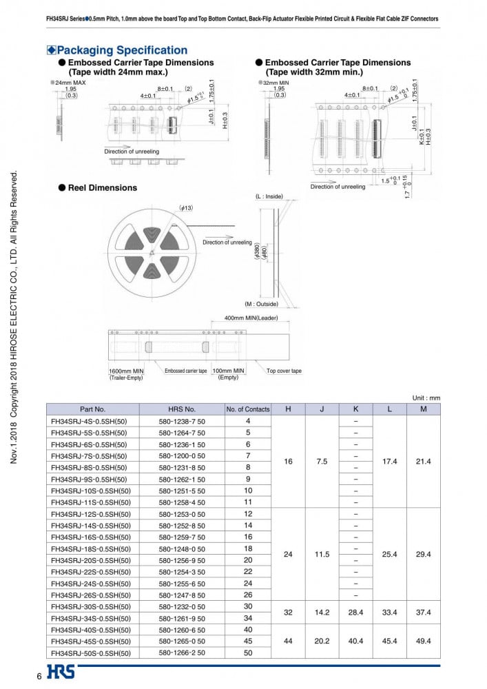 FH34SRJ datasheet page 6