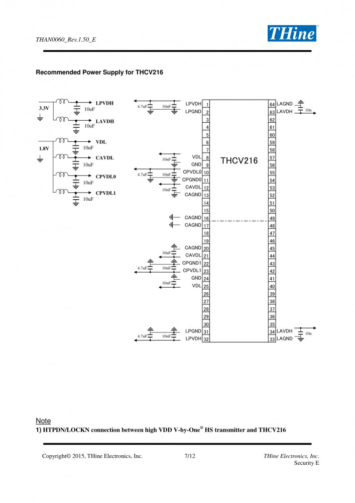 THCV216 technical document page 7