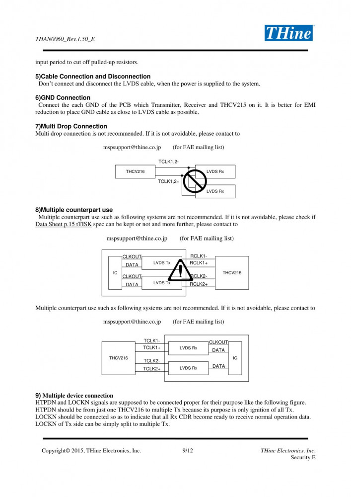 THCV216 technical document page 9