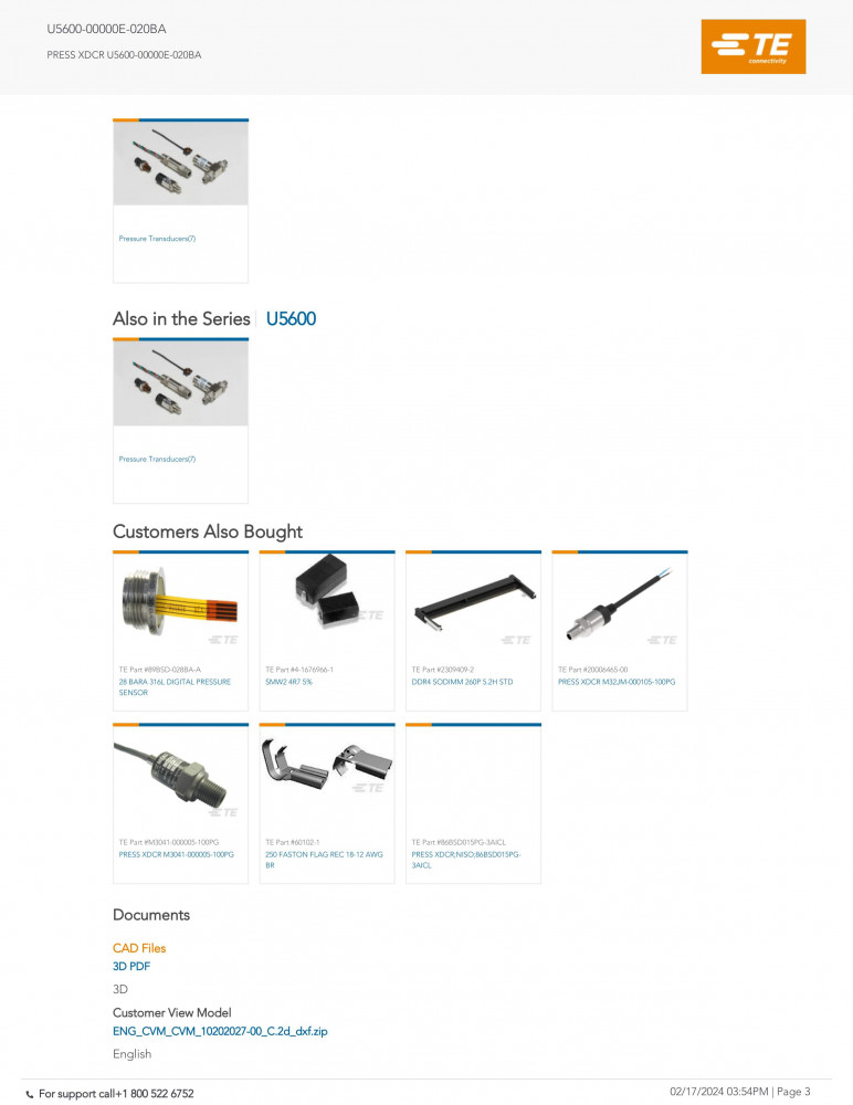 U5600 technical document page 3