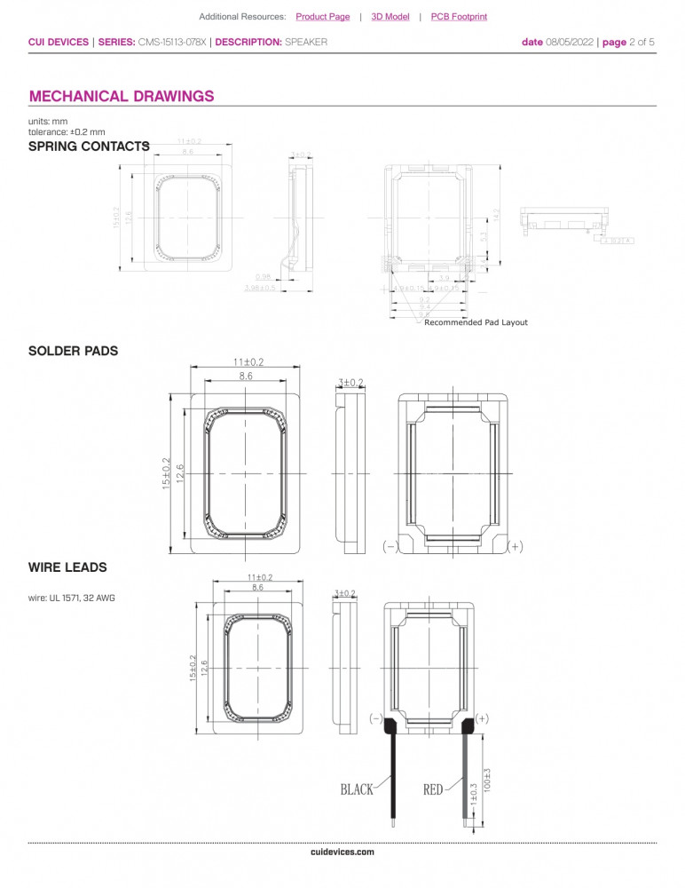 CMS-151135-078S datasheet page 2