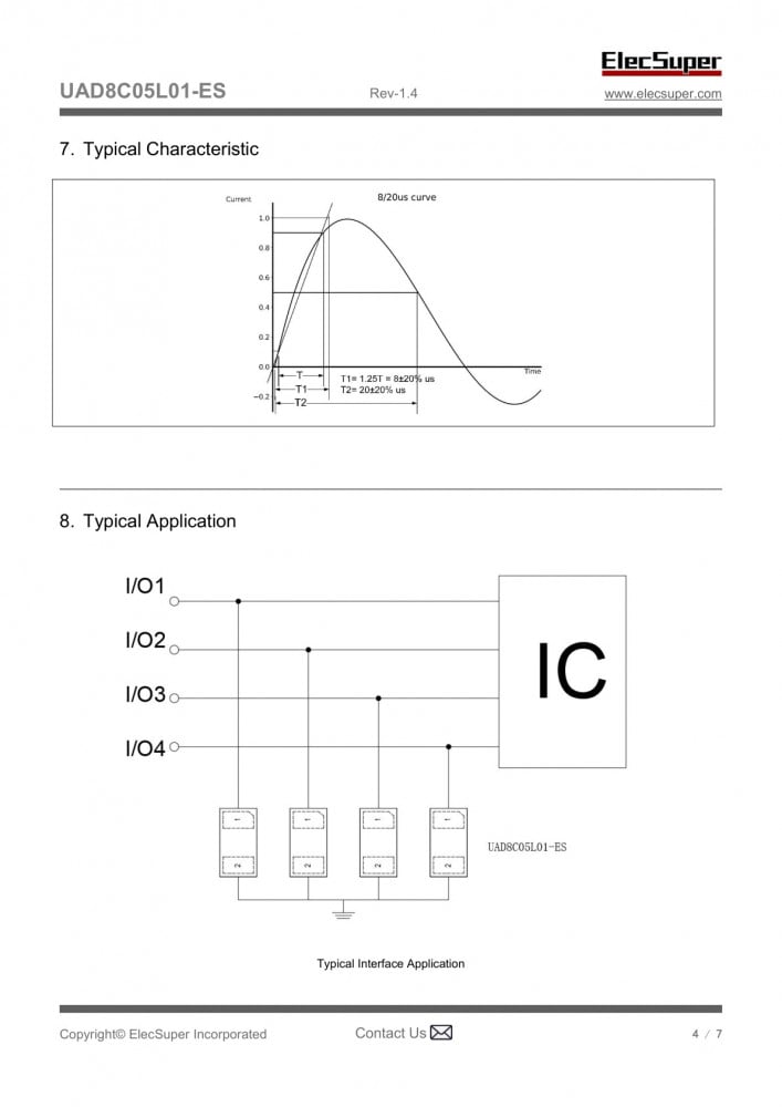 UAD8C05L01-ES datasheet page 4