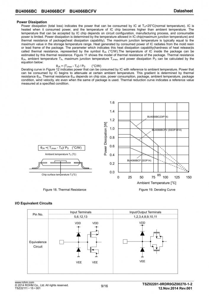 BU4066BCF-E2 datasheet page 9