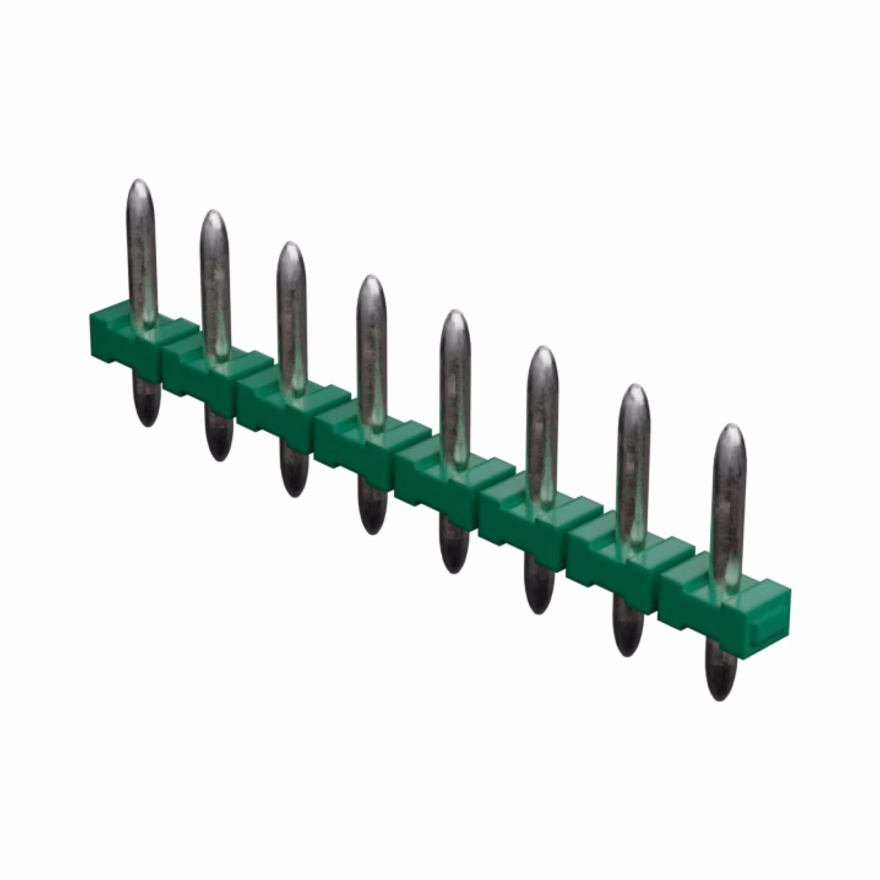 5.00mm Pitch Eurostyle Vertical PCB Pin Header, Breakable, 8 Circuits for sale