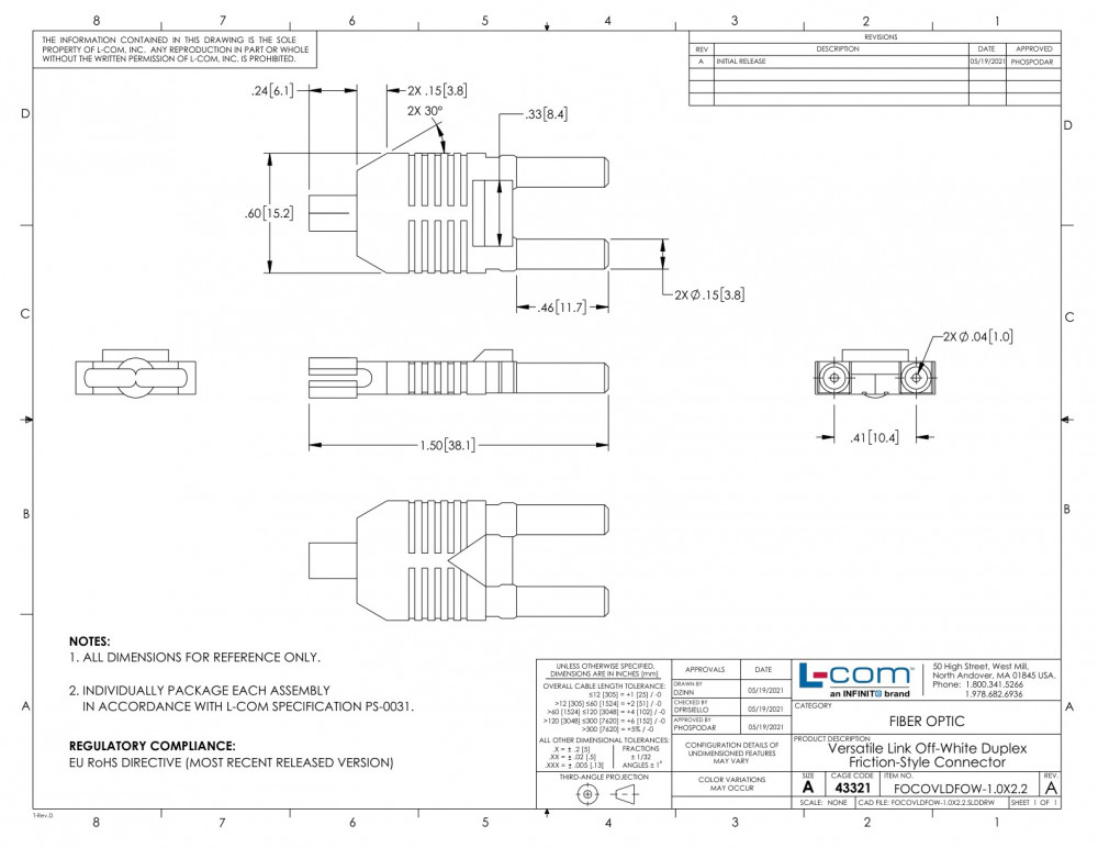 FOCOVLDFOW-1.0X2.2 product document preview