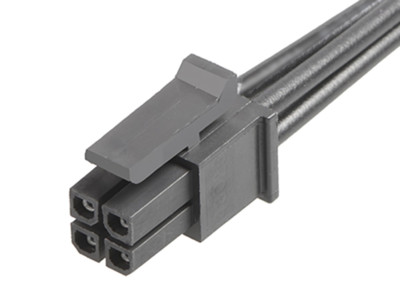 Micro-Fit 3.0 Female-to-Micro-Fit 3.0 Female Off-the-Shelf (OTS) Cable Assembly, Dual Row, 150.00mm Length, Tin (Sn) Plating, 2 Circuits, Black