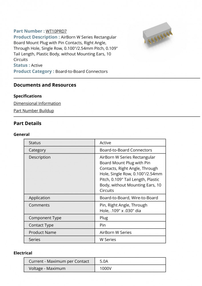 WT10PRD7 technical document image 1
