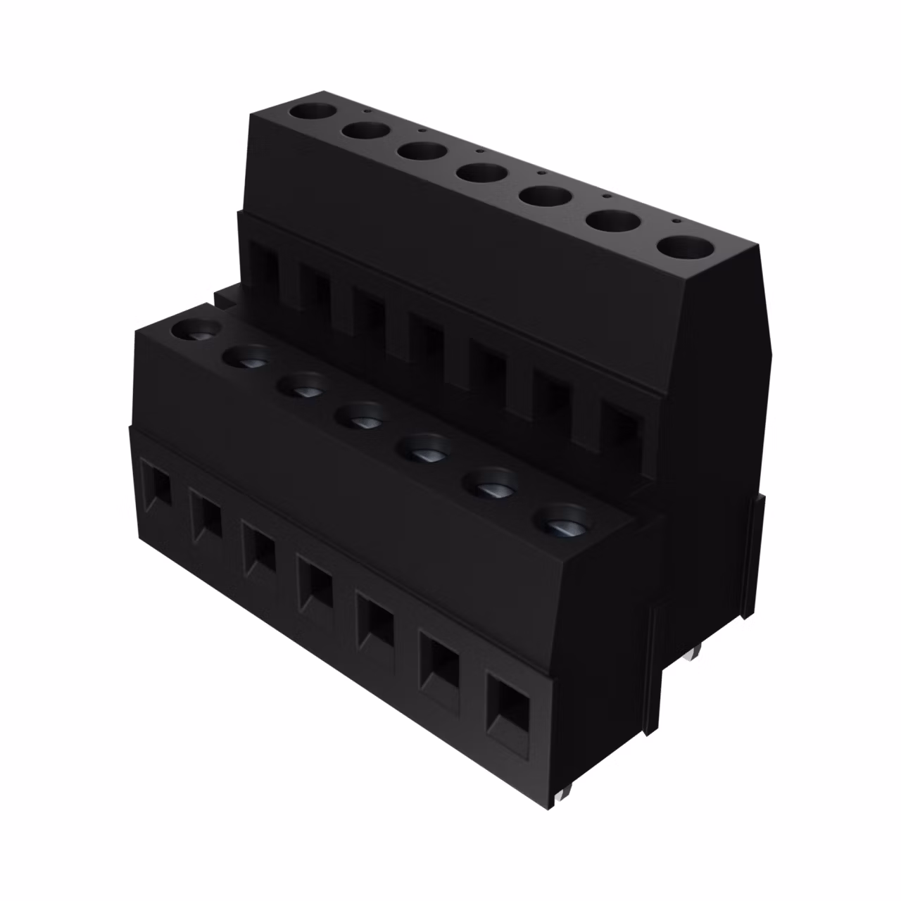 5.00mm Pitch Beau Eurostyle Medium Profile, Two Level Terminal Block, Modular, 14 Circuits for sale