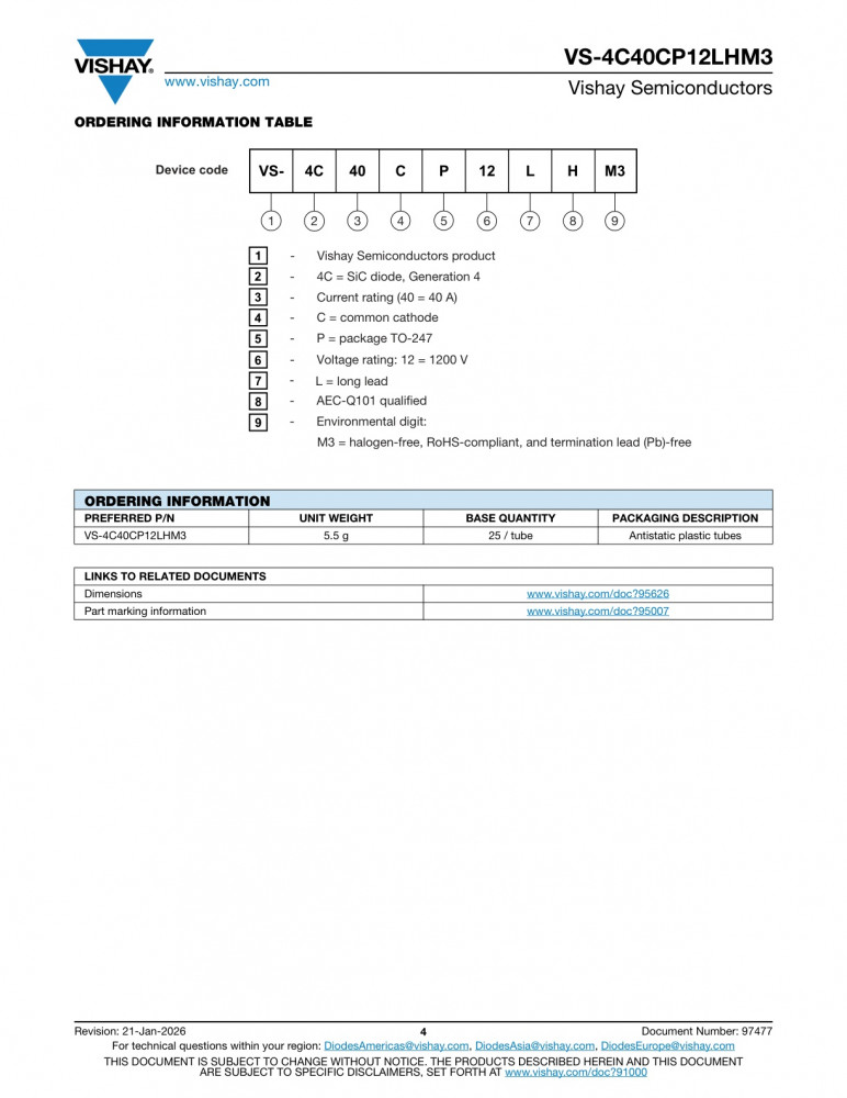 VS-4C40CP12LHM3 datasheet page 4