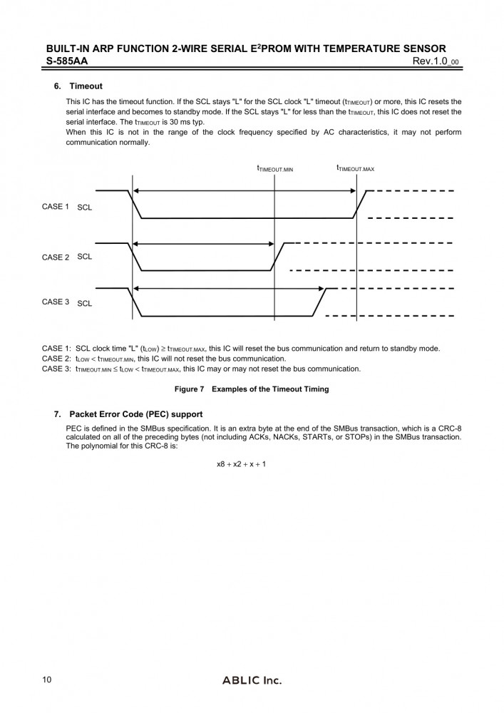 S-585AA datasheet page 10