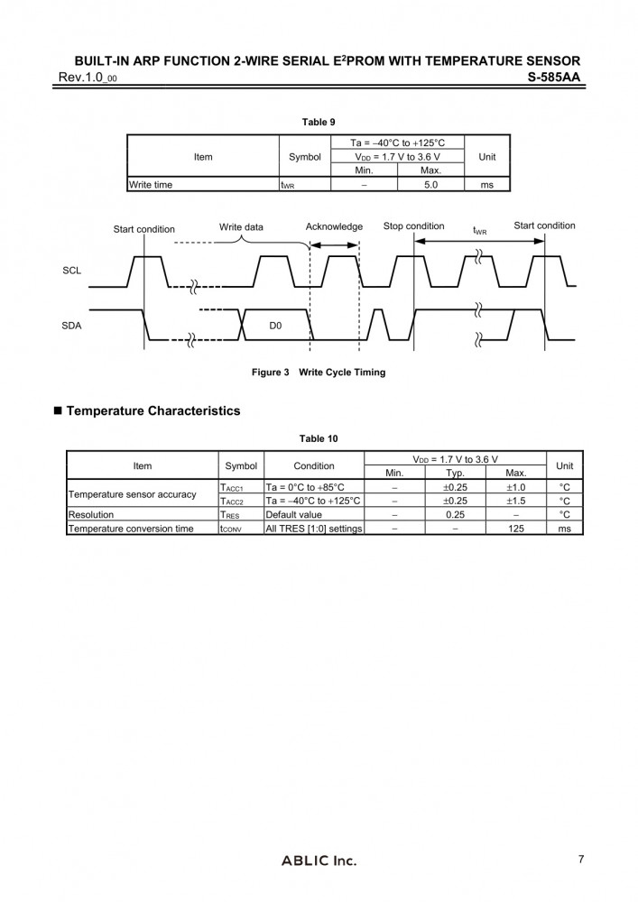 S-585AA datasheet page 7