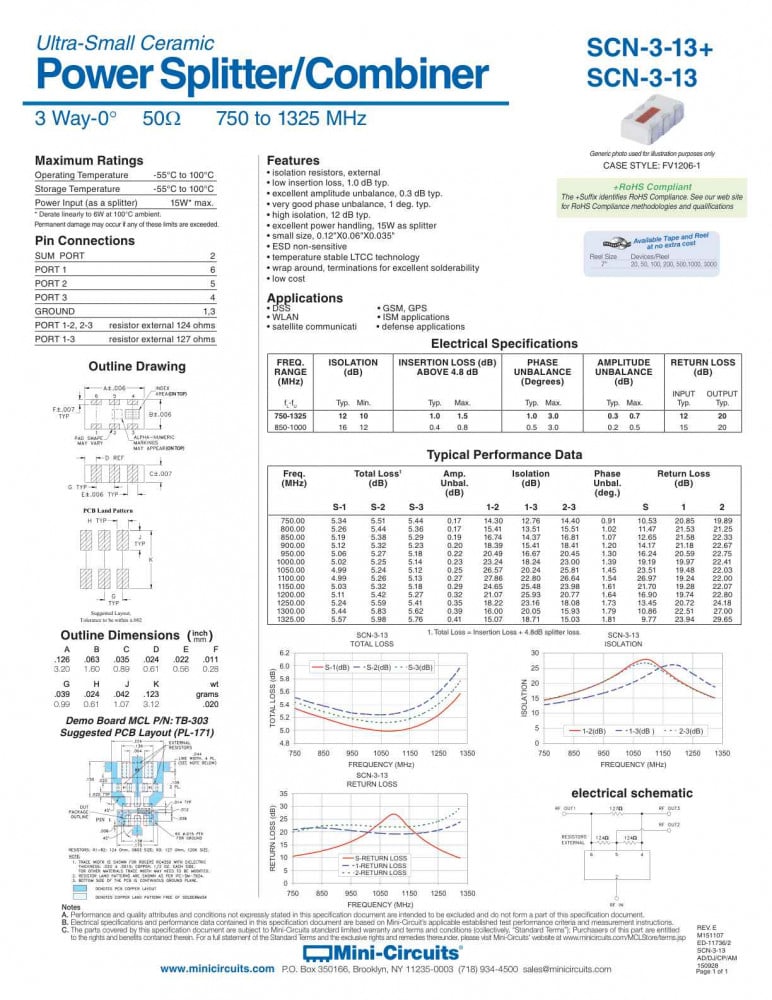 SCN-3-13+ technical document preview
