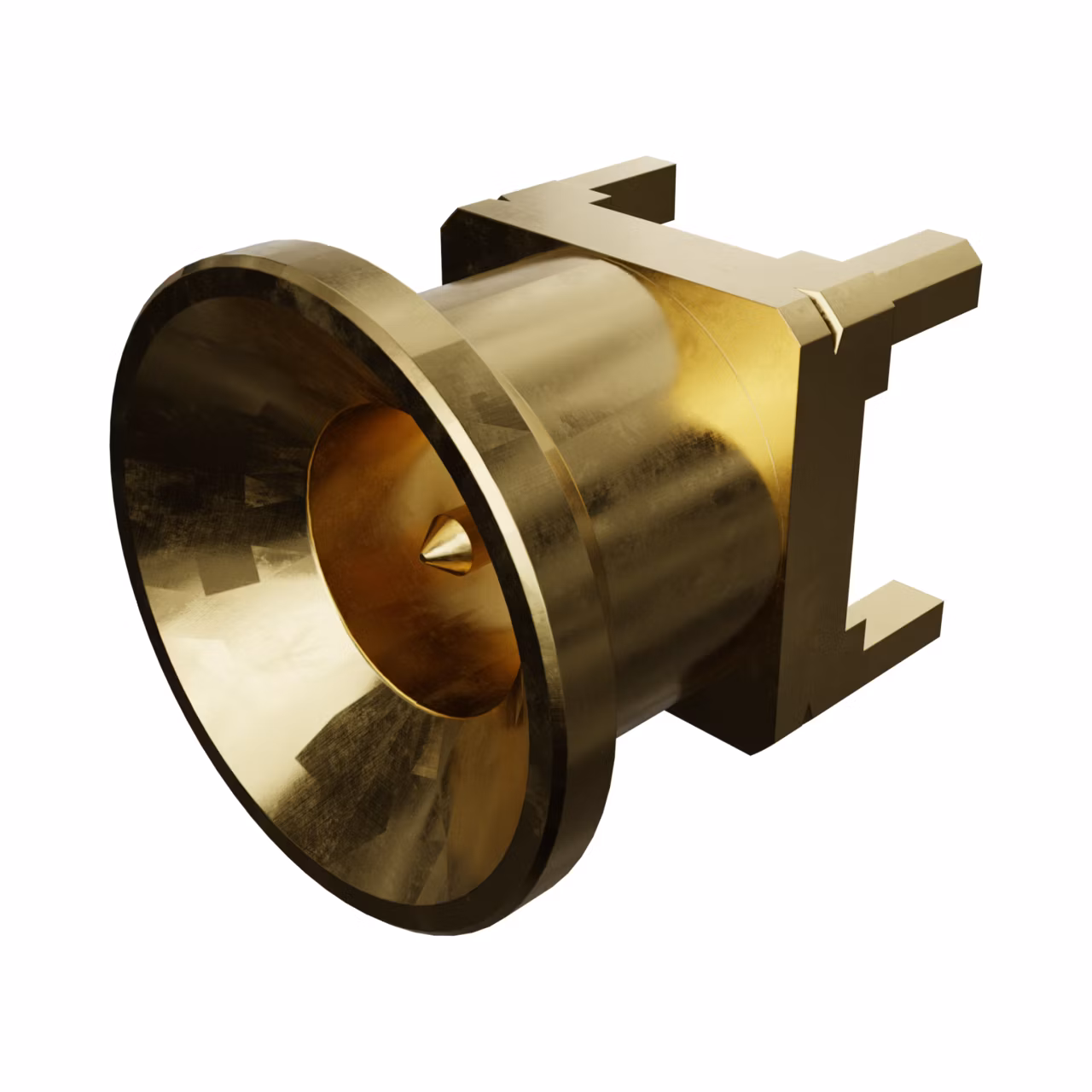 SMP-MAX Plug, Straight, Smooth Bore, PCB, Through Hole, 1.91mm Leg Length, One Piece Per Bag, 50 Ohms for sale