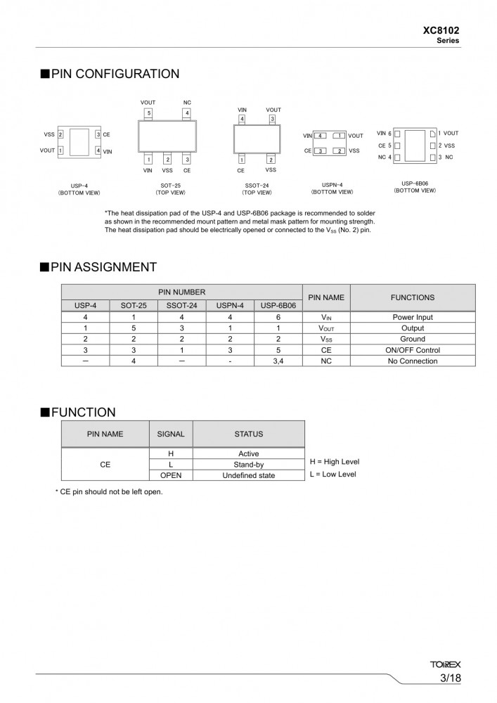 XC8102 datasheet page 3