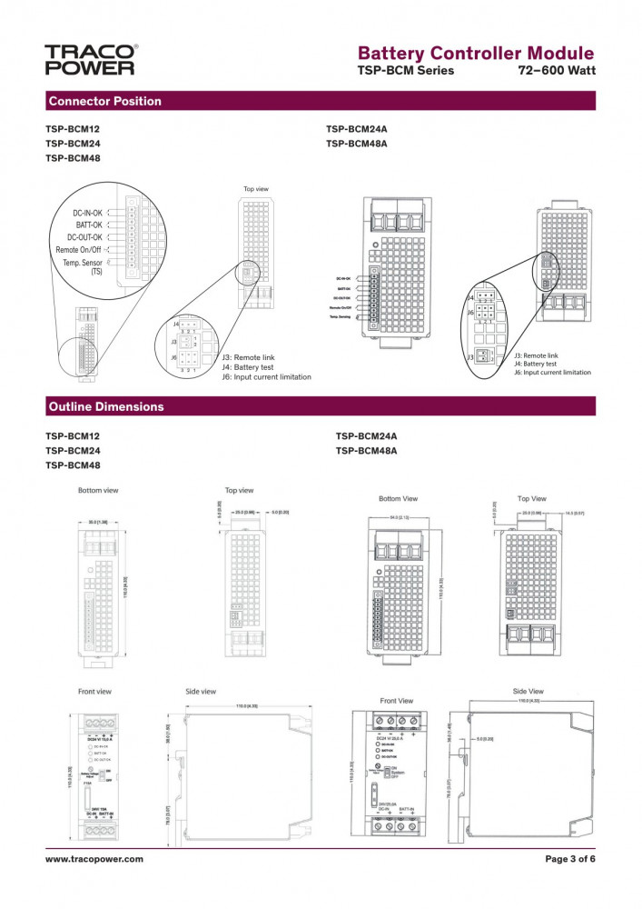 TSP-BCM48A documentation page 3