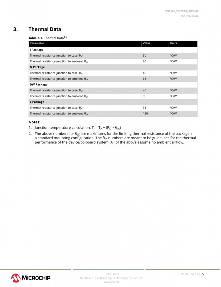 SG2548 datasheet preview, page 5