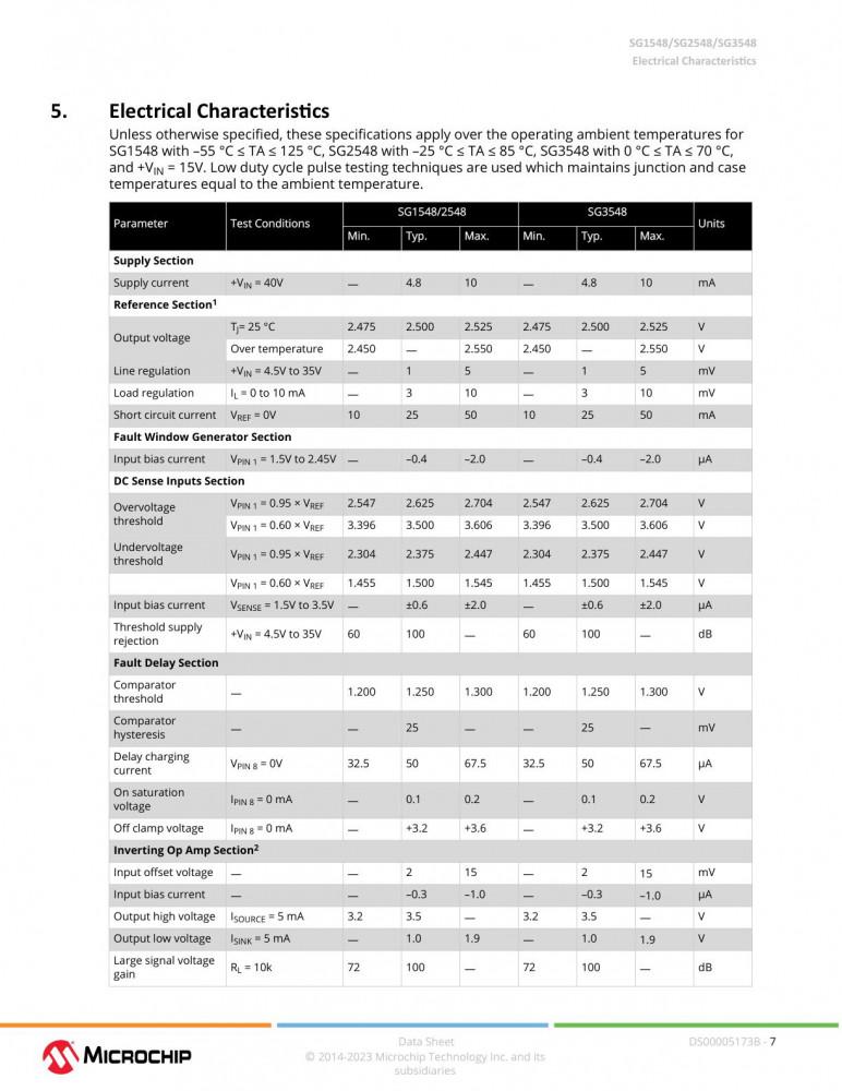 SG2548 datasheet preview, page 7