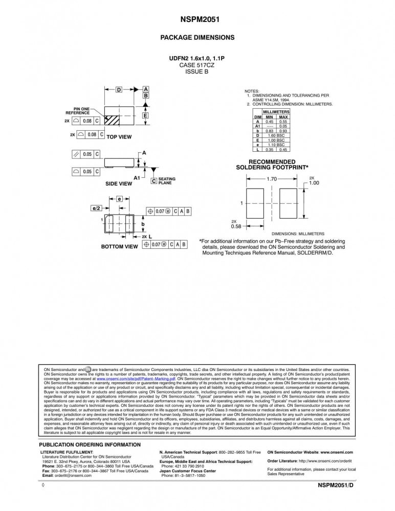 NSPM2051MUT5G datasheet page 6