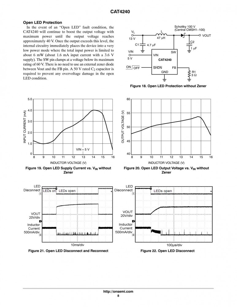 CAT4240 datasheet page 8