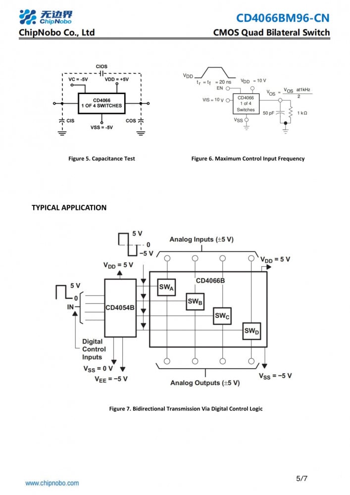 CD4066BM96-CN datasheet page 5