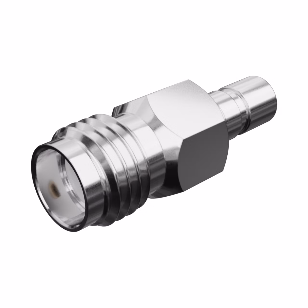 SMB Jack-to-SMA Jack, Between-Series Adapter, One Piece Per Bag, 50 Ohms for sale