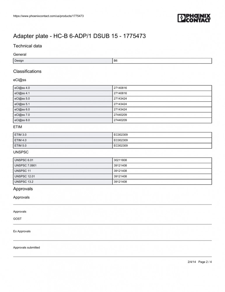 Phoenix Contact 1775473 product document page 2