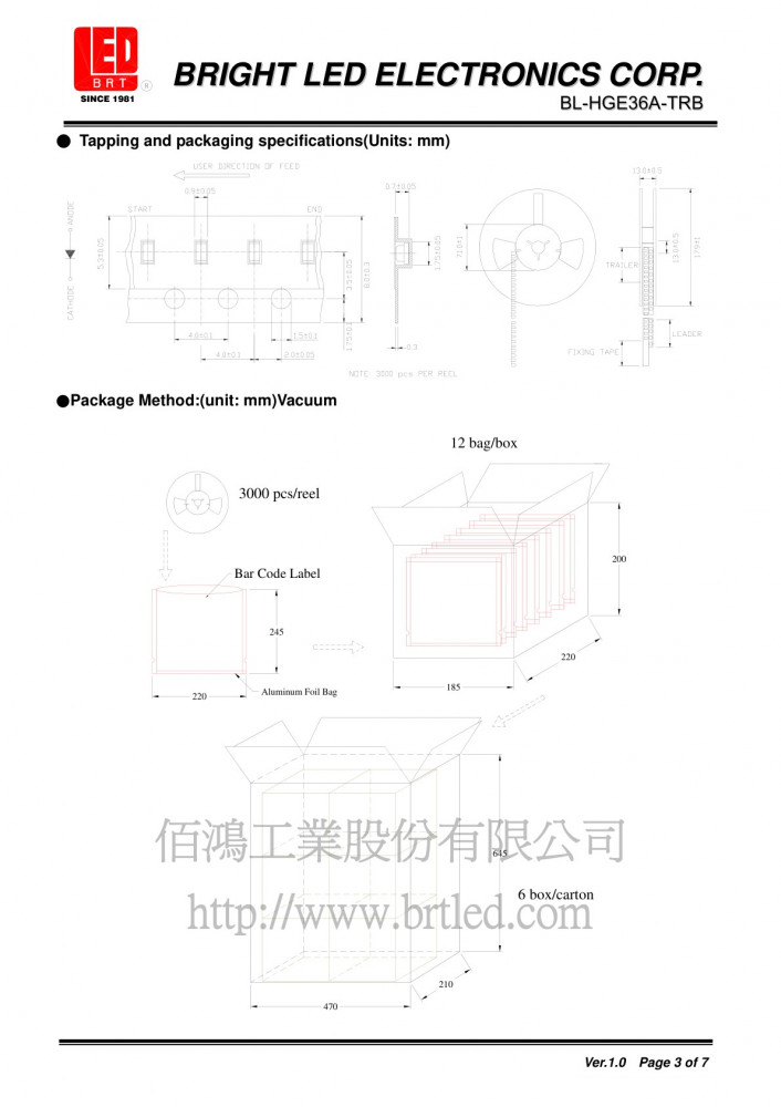 BL-HGE36A-TRB datasheet page 3