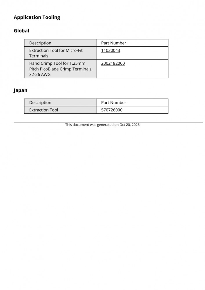 Product document visual 3 for MOLEX 501338100
