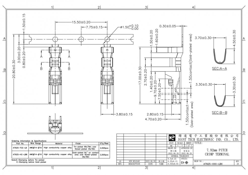 A7925-TCE-LB technical document preview