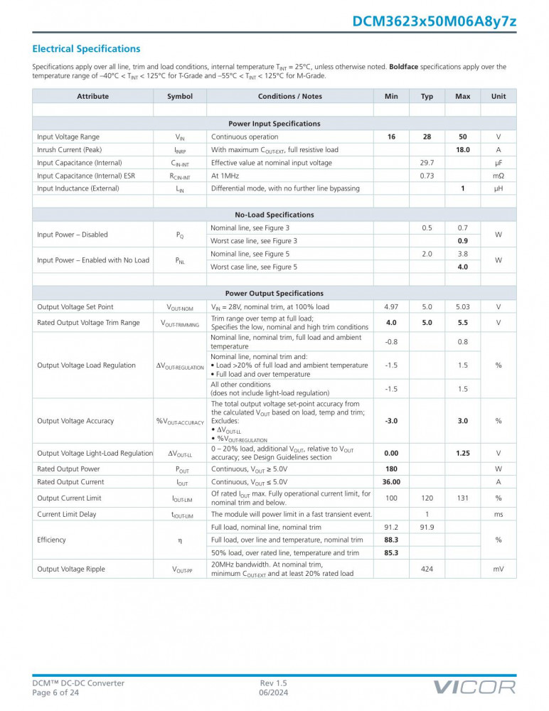 DCM3623T50M06A8M70 datasheet page 6