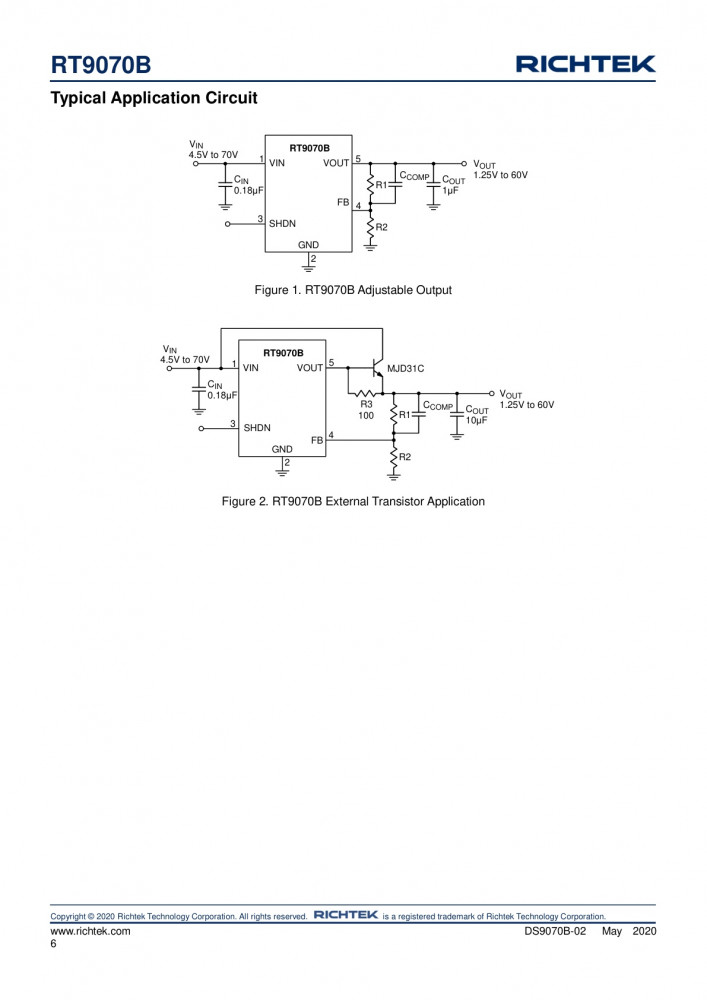RT9070BGB datasheet page 6