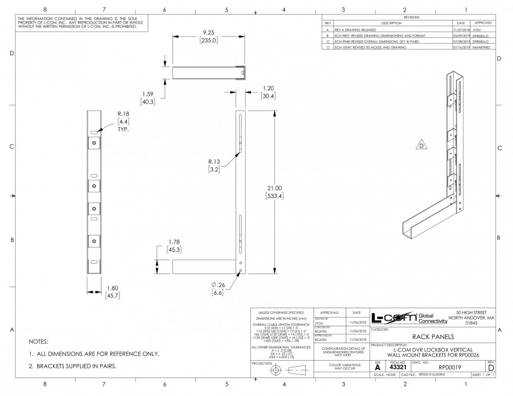 RP00019 technical drawing preview