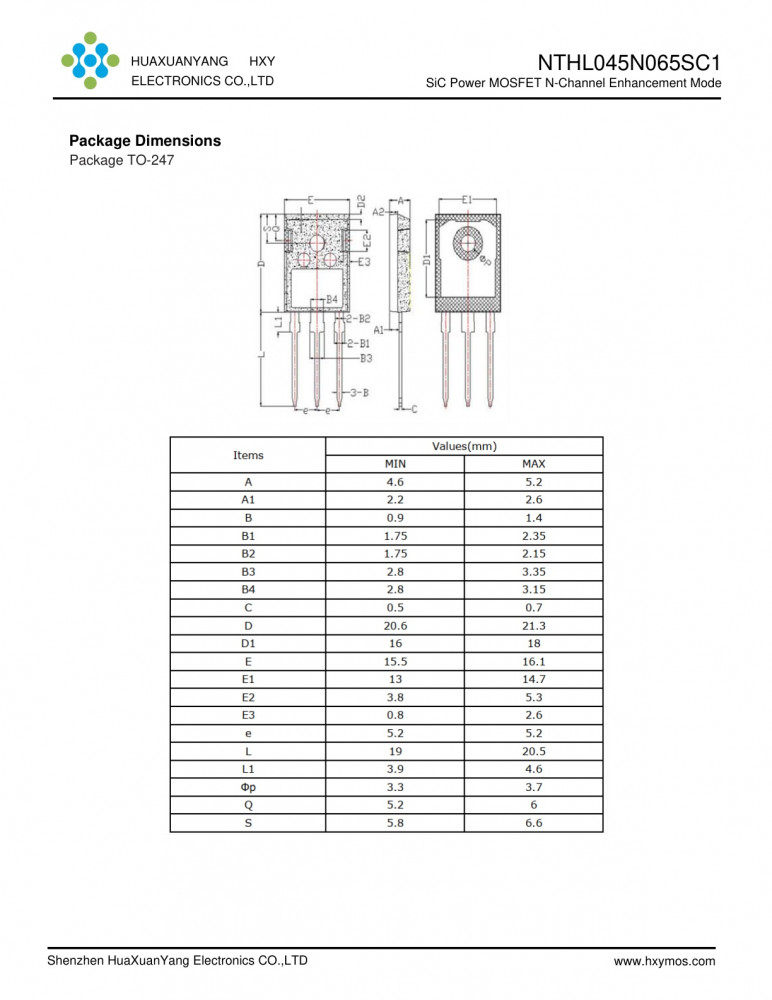 NTHL045N065SC1-HXY datasheet page 7