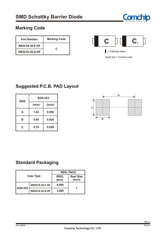 RB521S-30-HF datasheet page 5