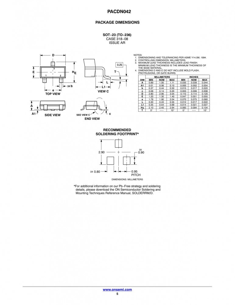 PACDN042Y3R datasheet page 5