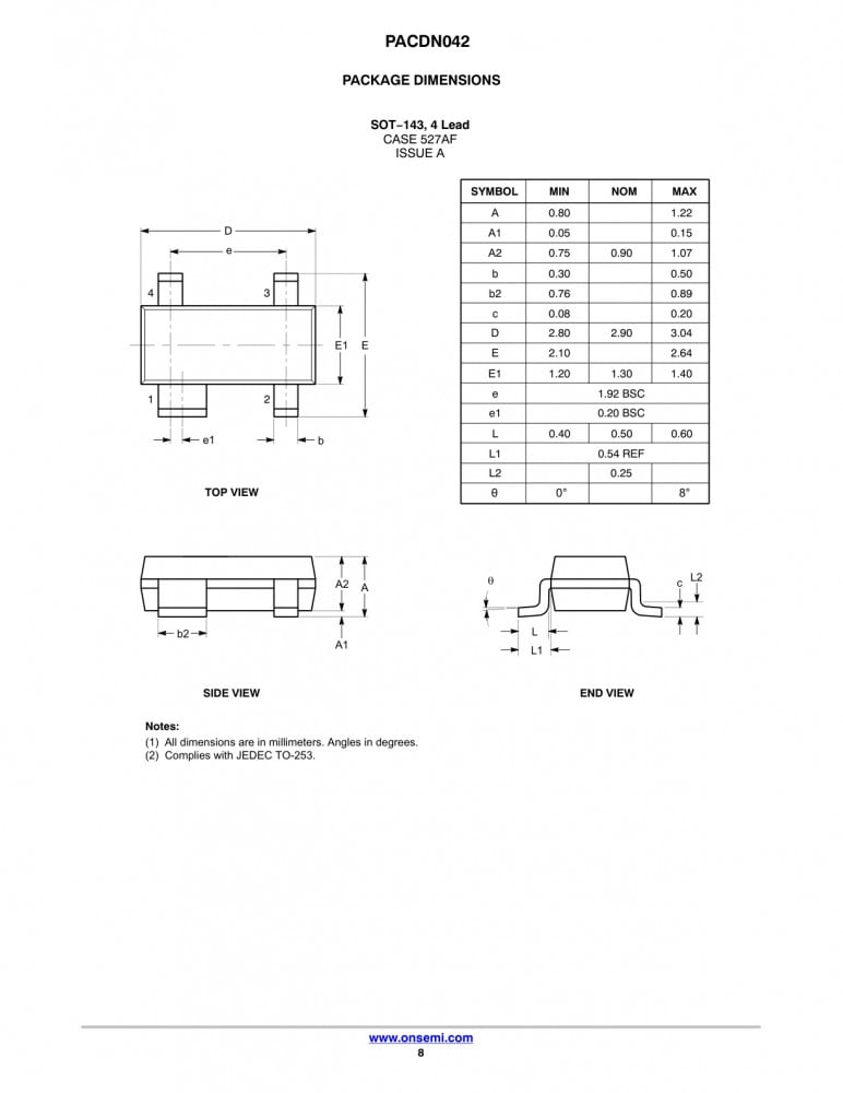 PACDN042Y3R datasheet page 8