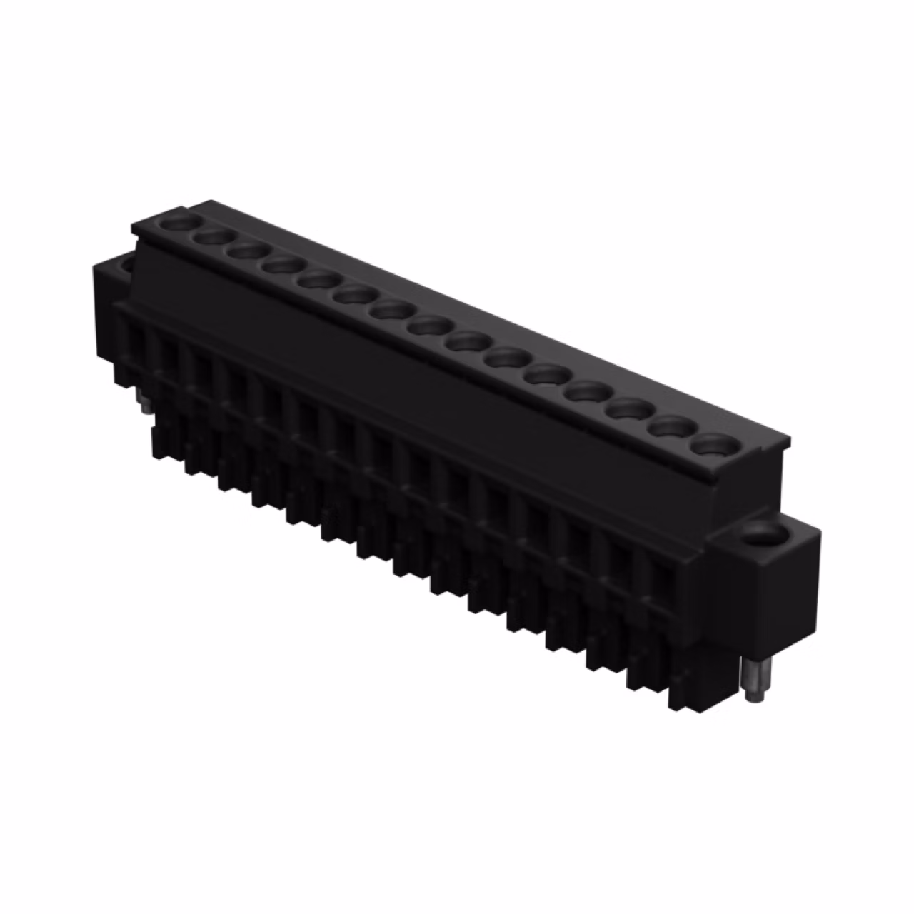 3.81mm Pitch Eurostyle Vertical Plug, with Retention Screws, Front Wire Entry, 15 Circuits for sale