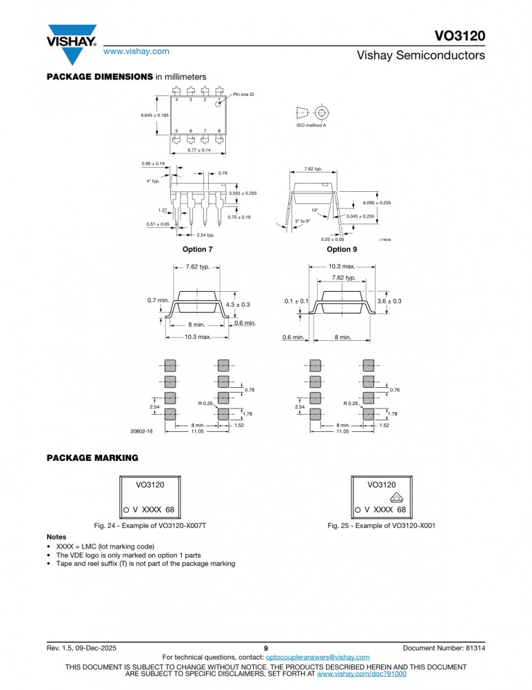 VO3120 datasheet page 9