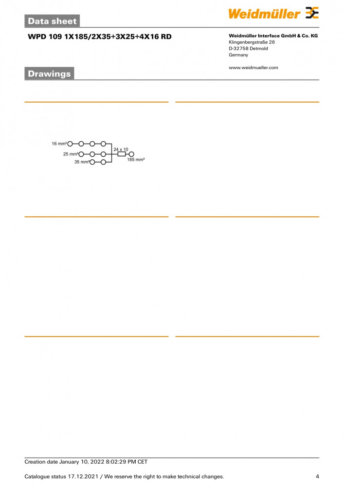 WEIDMULLER WPD 109 technical document page 4