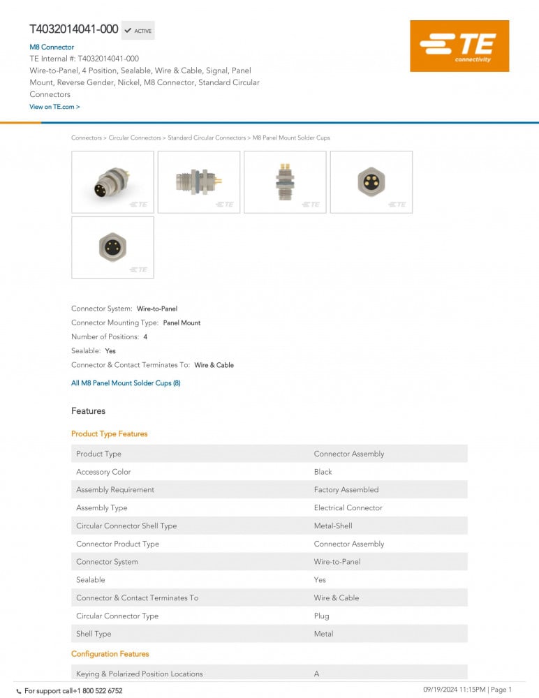 T4032014041-000 technical document page 1