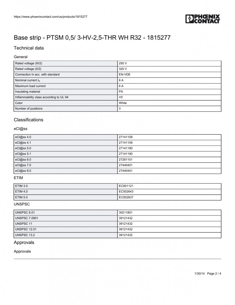 Phoenix Contact 1815277 product document page 2