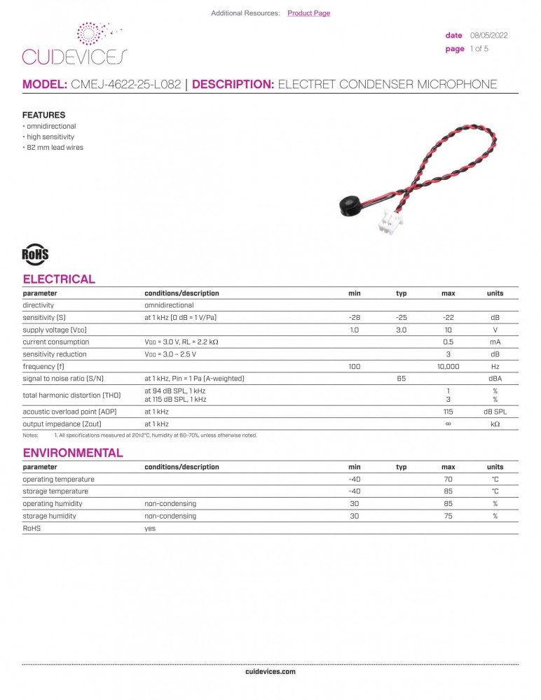 CMEJ-4622-25-L082 datasheet page 1