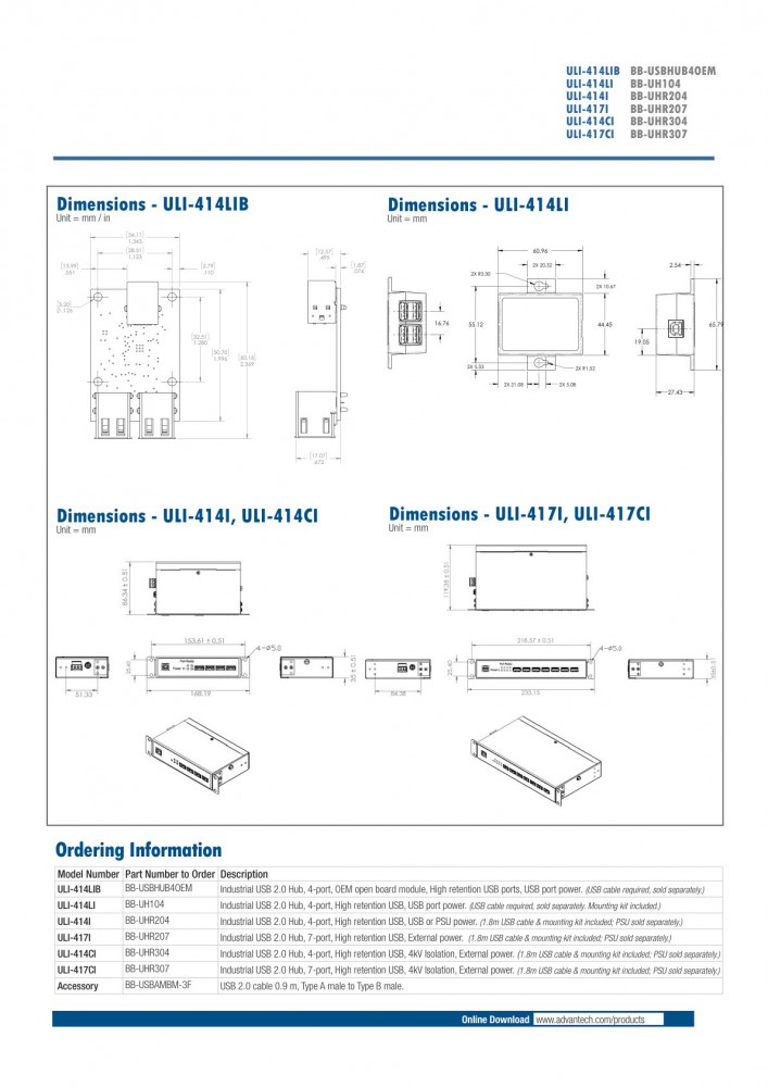 BB-UHR307 product document page 5